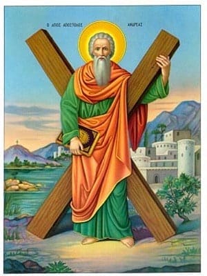 Saint Apostle Andrew the First-Called's Journey to Christ 66 AD - Holy ...